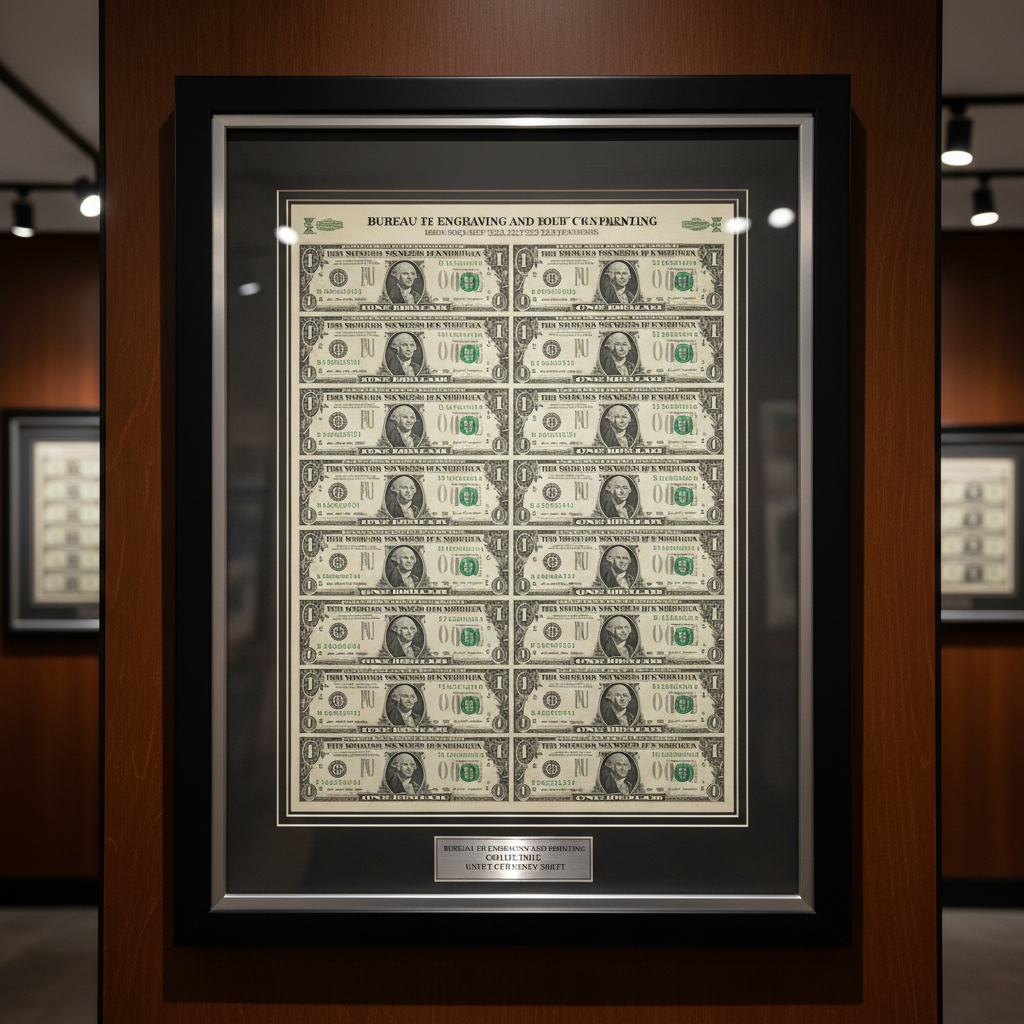 The Sheets Direct from the BEP for 32 Uncut Dollars on Yo... - Bank ...